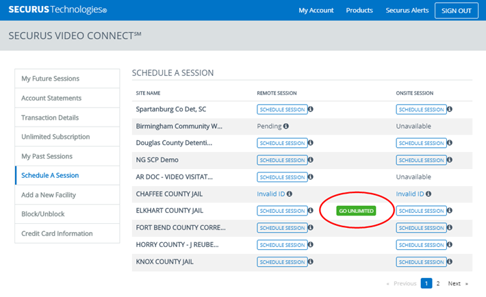 What Is The Securus Video Connect Unlimited Subscription Securus 